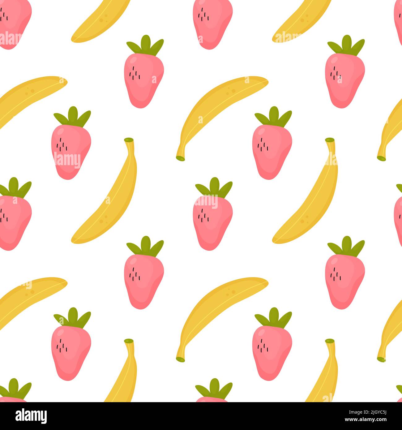 Strawberries fresh on yellow Stock Vector Images - Alamy