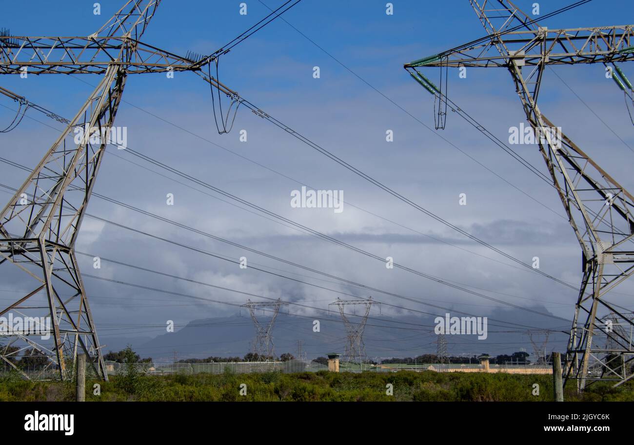 Cape Town, South Africa - the national power grid controlled by state ...