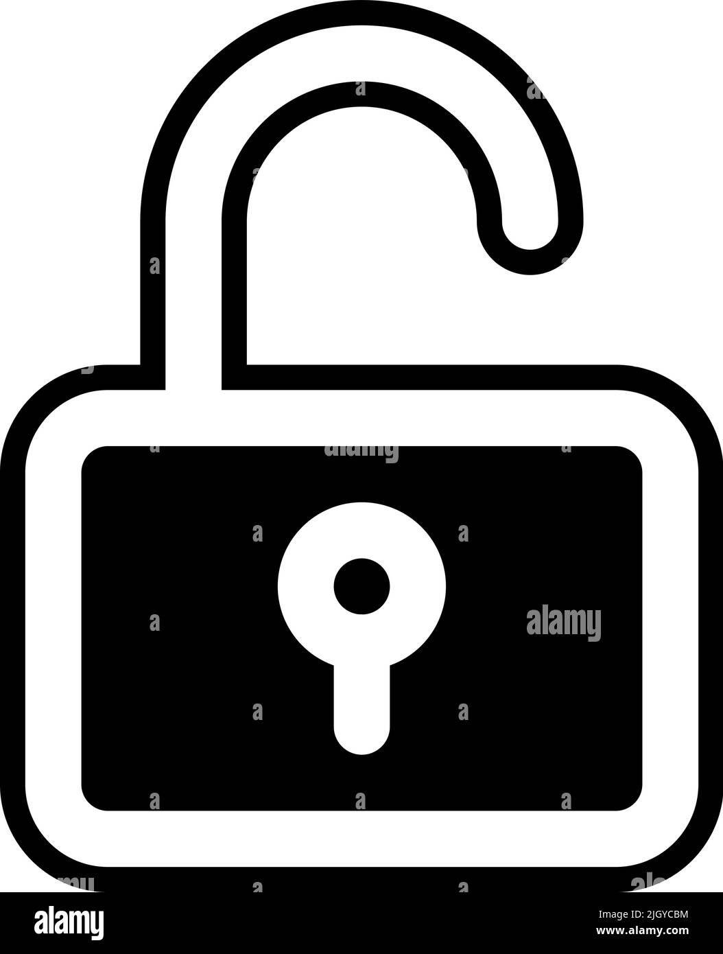 Web buttons padlock icon Stock Vector Image & Art - Alamy