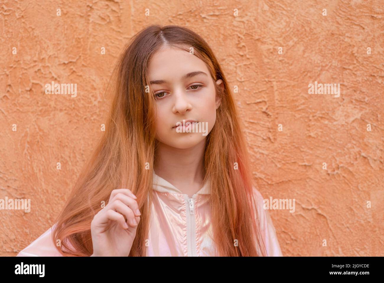 Beautiful 11 years old girl hi-res stock photography and images - Alamy