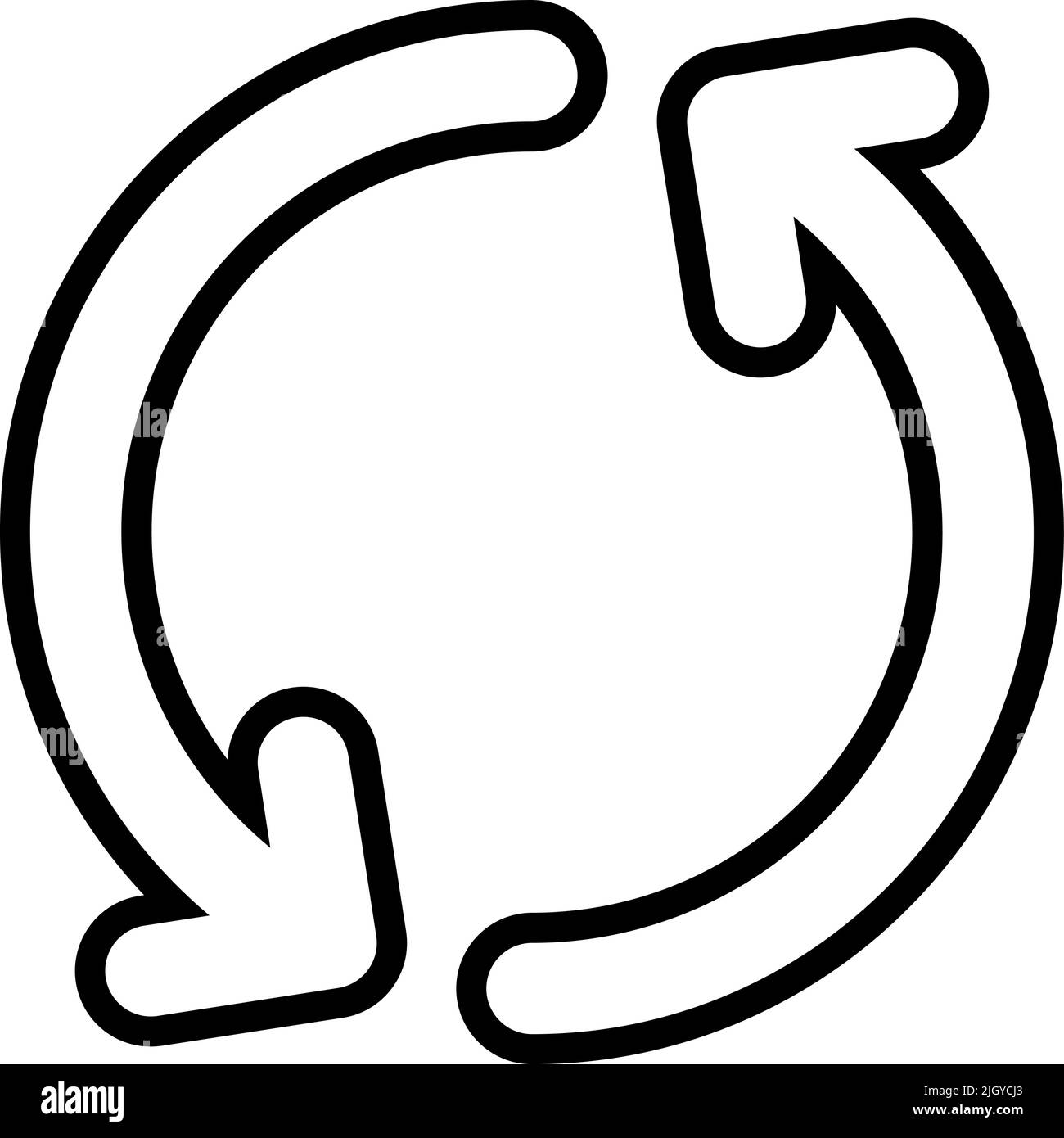 Web buttons sync icon Stock Vector Image & Art - Alamy