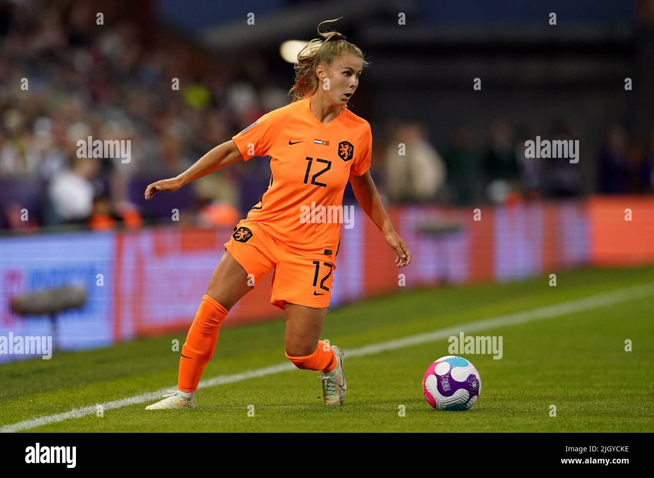Netherlands' Victoria Pelova during the UEFA Women's Euro 2022 Group C ...