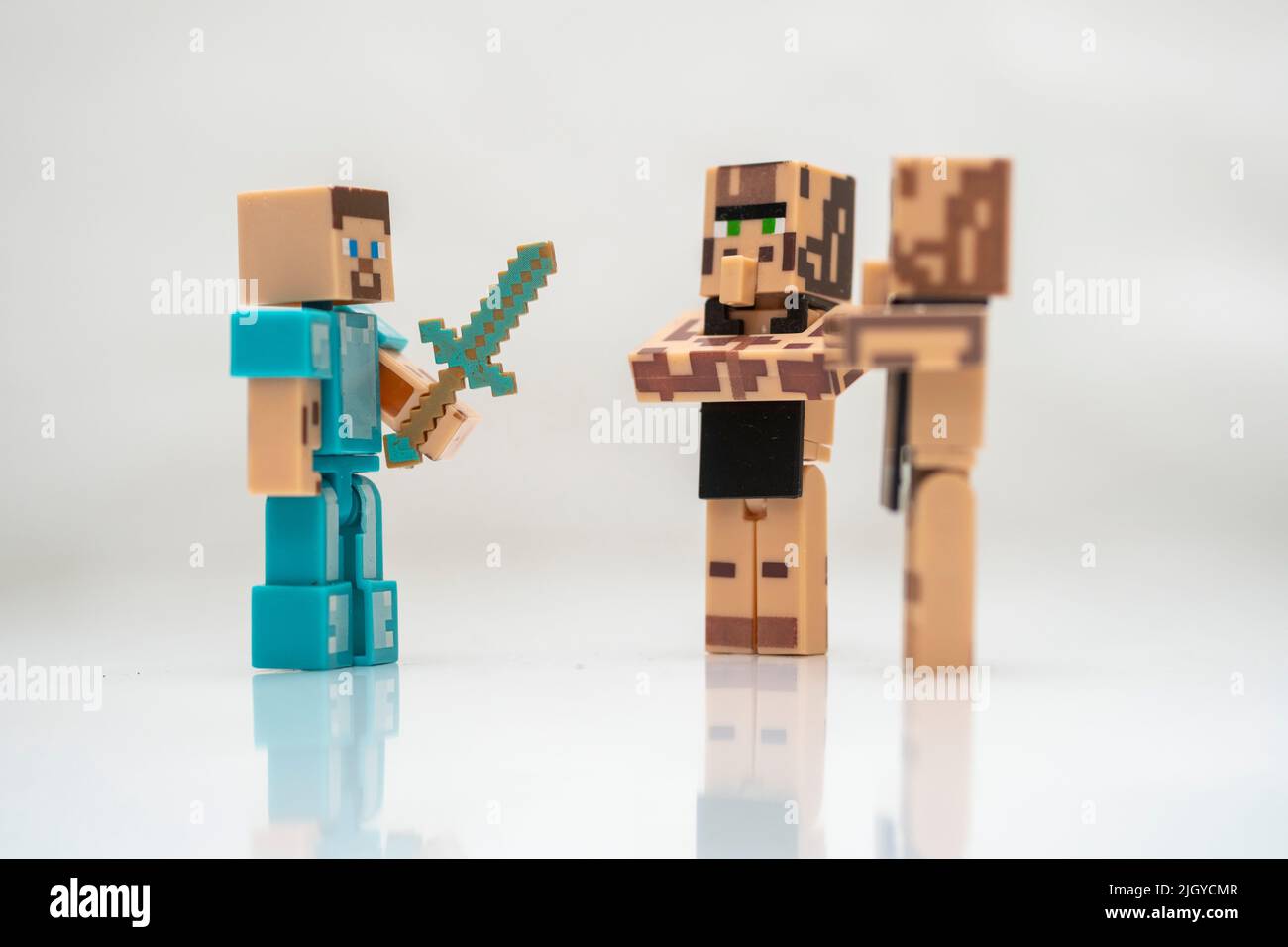 Minecraft characters hi-res stock photography and images - Alamy