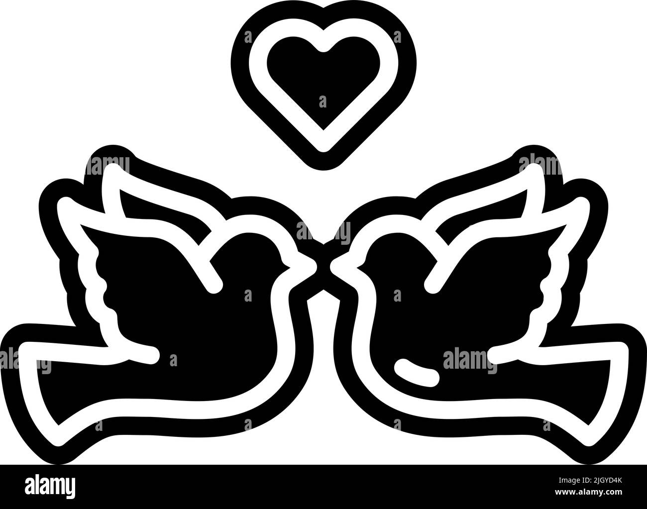 Simple dove Cut Out Stock Images & Pictures - Alamy