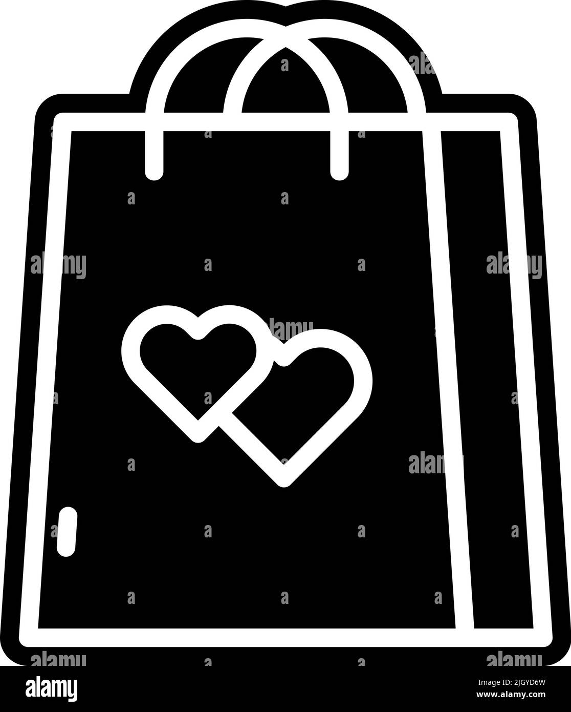 Gift box heart pattern Black and White Stock Photos & Images - Alamy