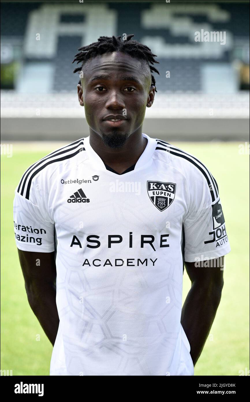 Eupen's Konan Ignace N'Dri poses for the photographer at the 2022-2023 ...