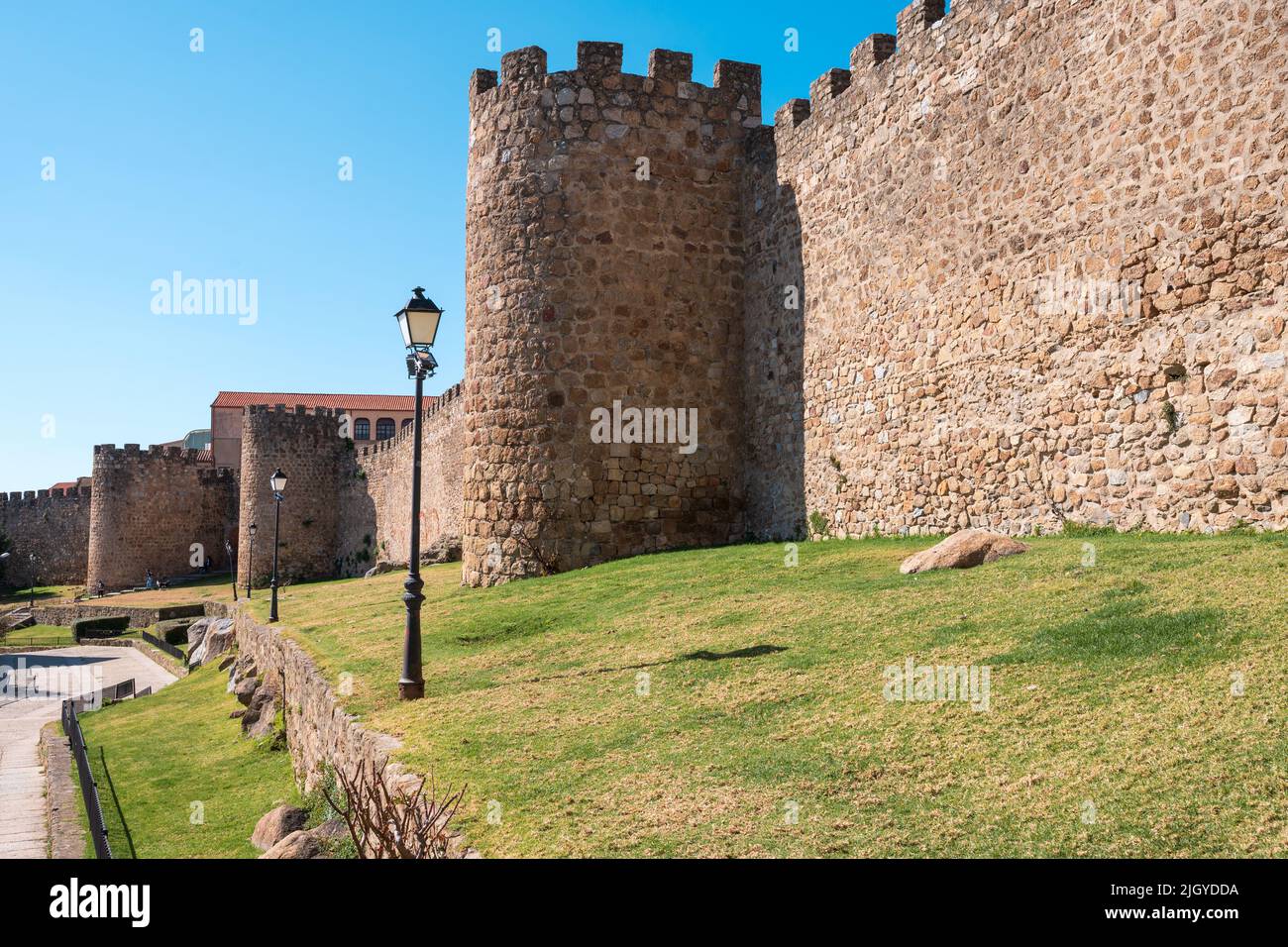 Medieval walls of Plasencia, Extremadura, Spain. High quality photo ...