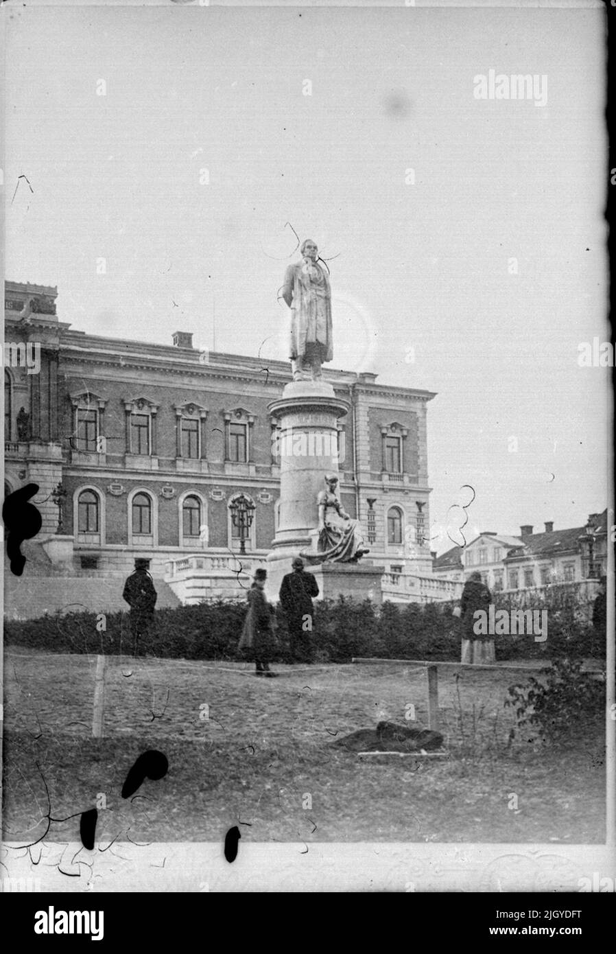 Repro -Photography - University House with the Geijer Statue in the ...