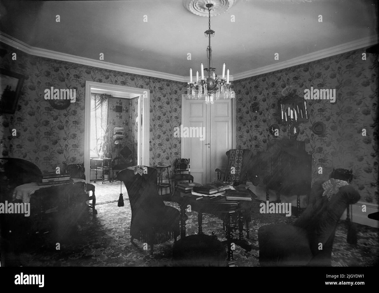 Tailor Master Carl Ekbom's home, hall, Svartbäcksgatan 4, Uppsala ...