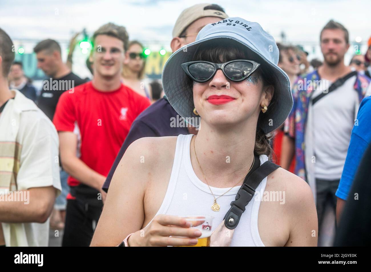 Illustration picture shows people in the public on the first day of the ...