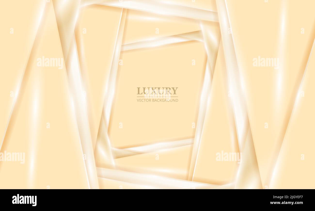 Cream color abstract luxury background with elegant gold lines and ...