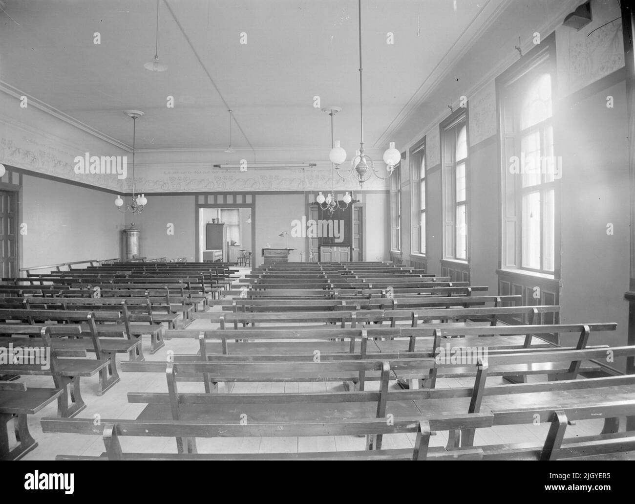 Old university lecture hall Black and White Stock Photos & Images - Alamy