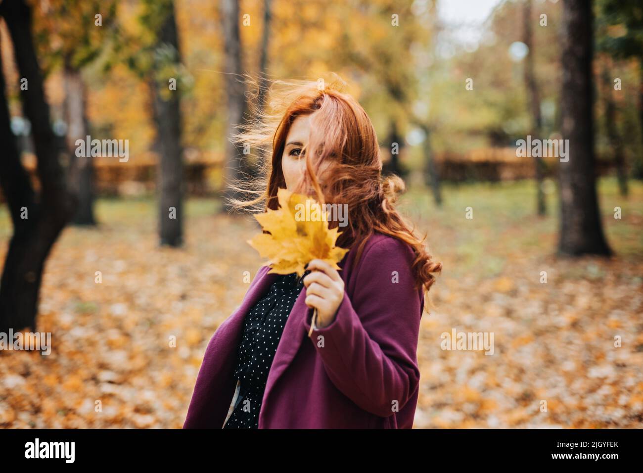 Autumn fashion, earth tones style, bright fall color palette. Portrait ... Autumn fashion, earth tones style, bright fall color palette. Portrait ...
