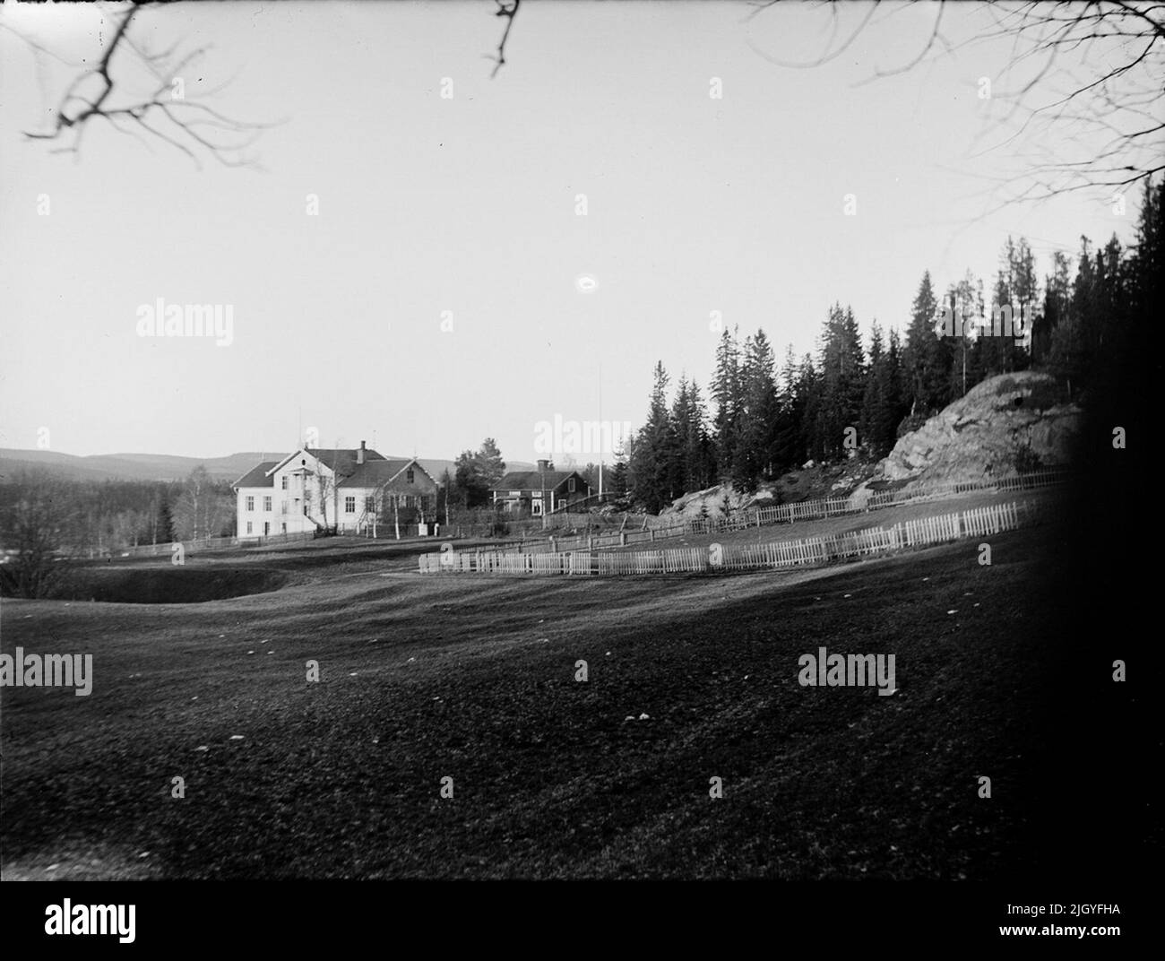 Berge School, Berge, Timrå parish, Medelpad 1910. Josef Ärnström's ...