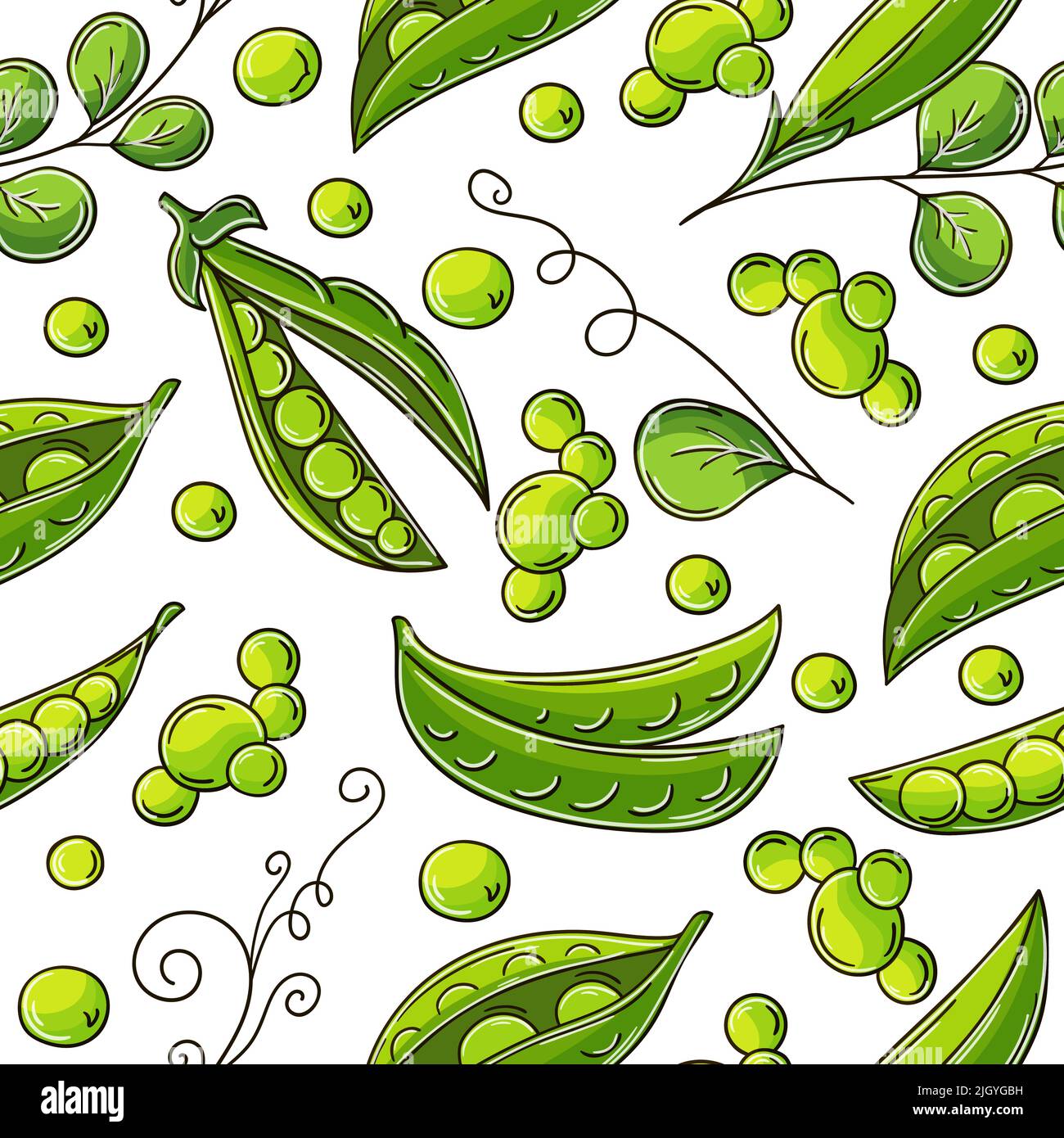 Can of sweet peas Stock Vector Images - Alamy