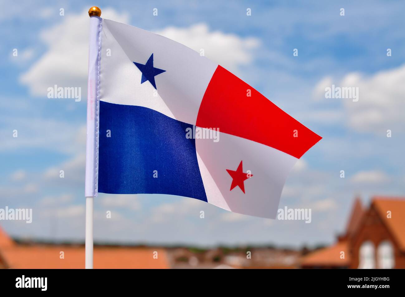 Panamanian national flag hi-res stock photography and images - Alamy