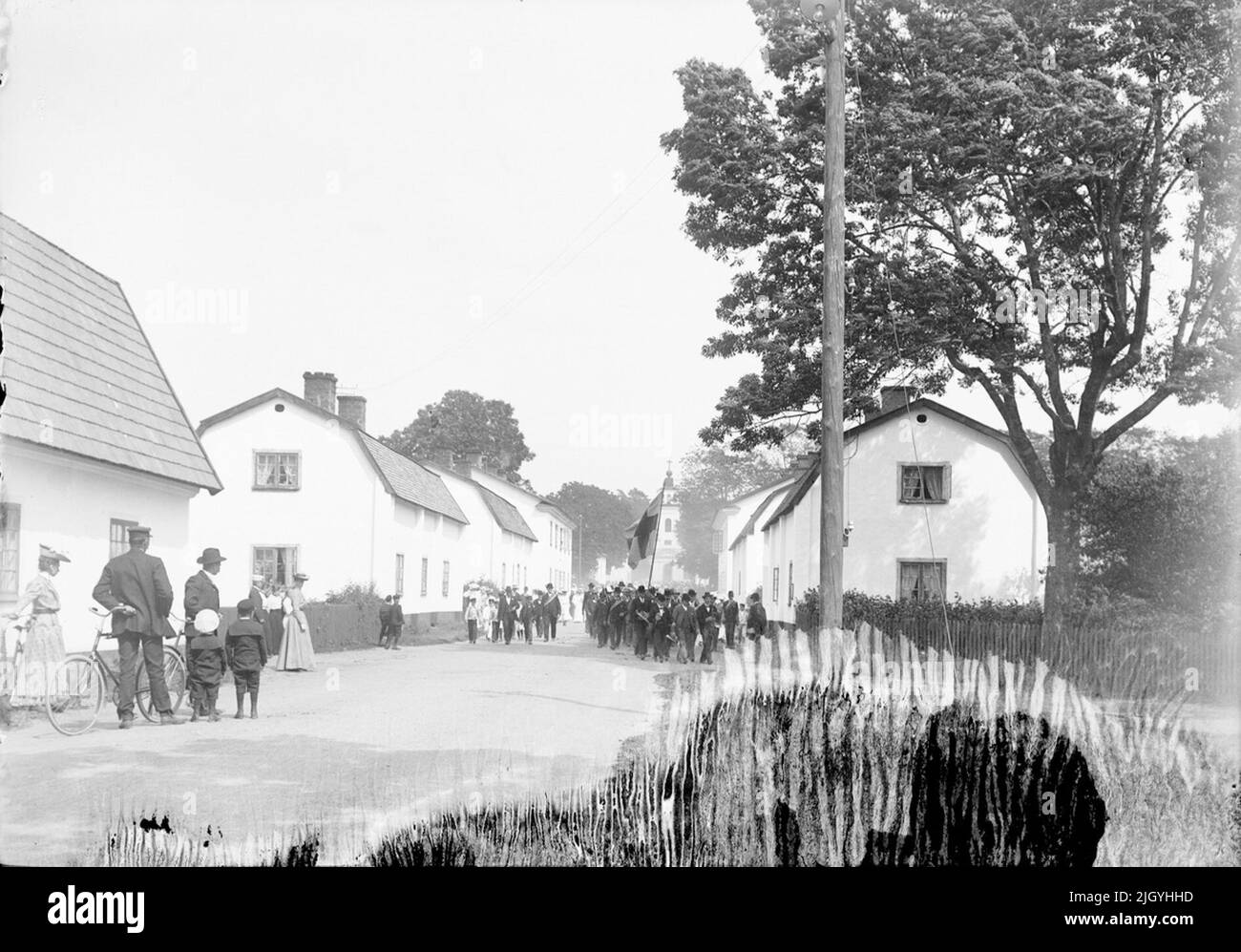 Bar owner Baron Ludvig af Ugglas 50th anniversary, Bruksgatan in ...