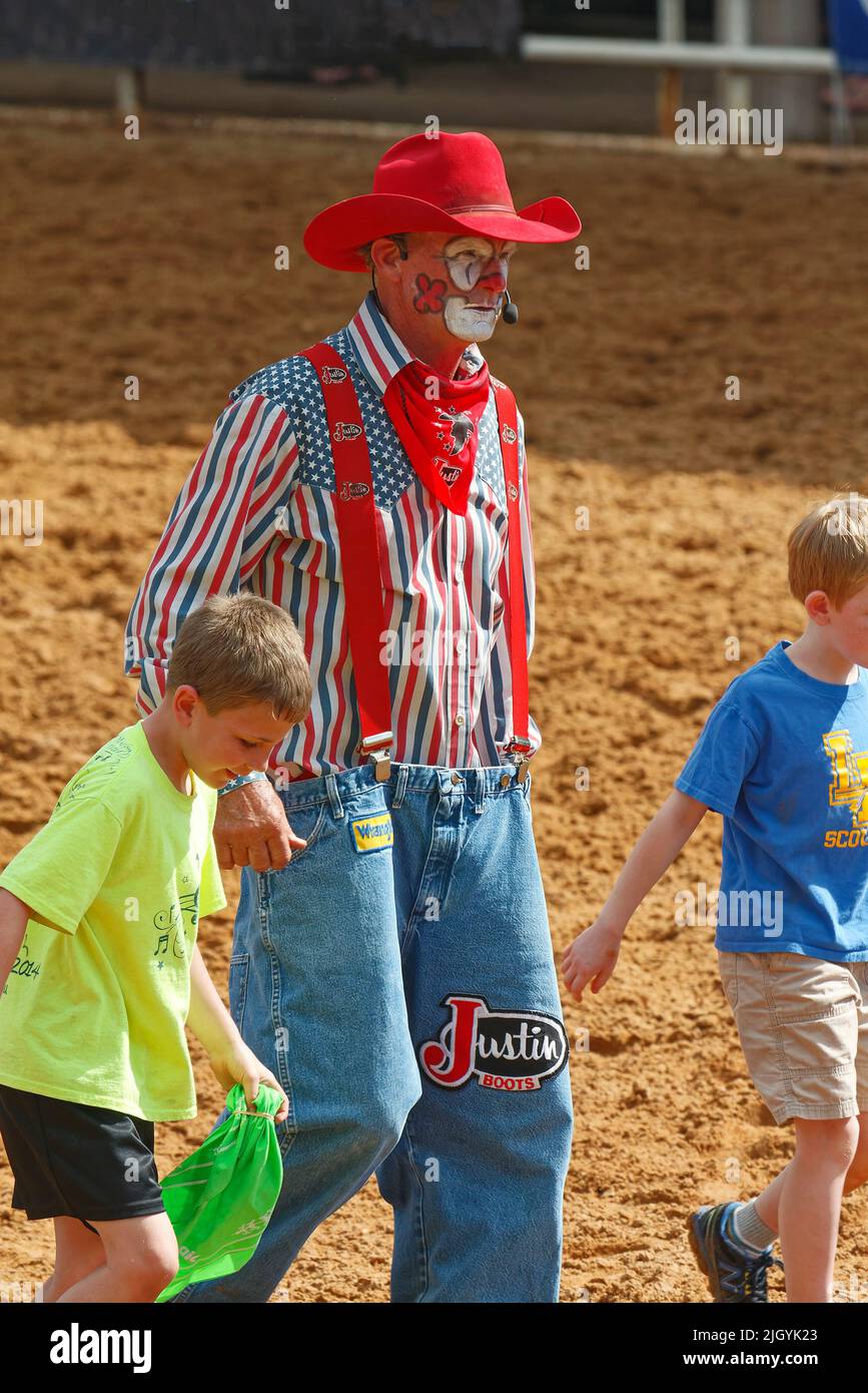 Rodeo clown hi-res stock photography and images - Alamy