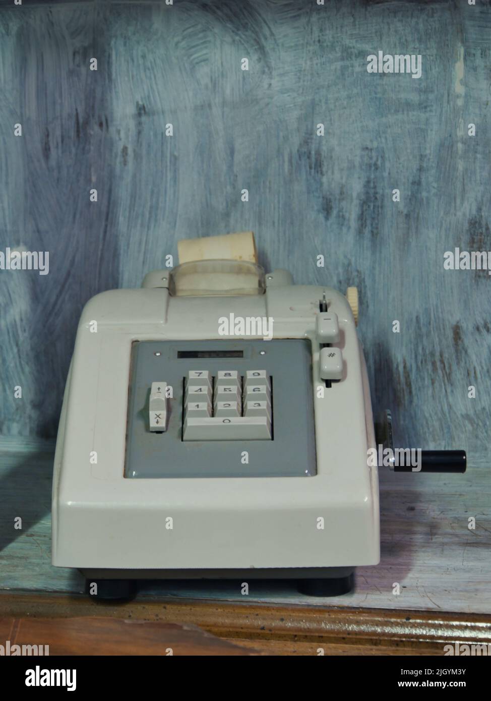 Commercial 10 Key Machine - Vintage Accounting Tools Stock Photo - Alamy