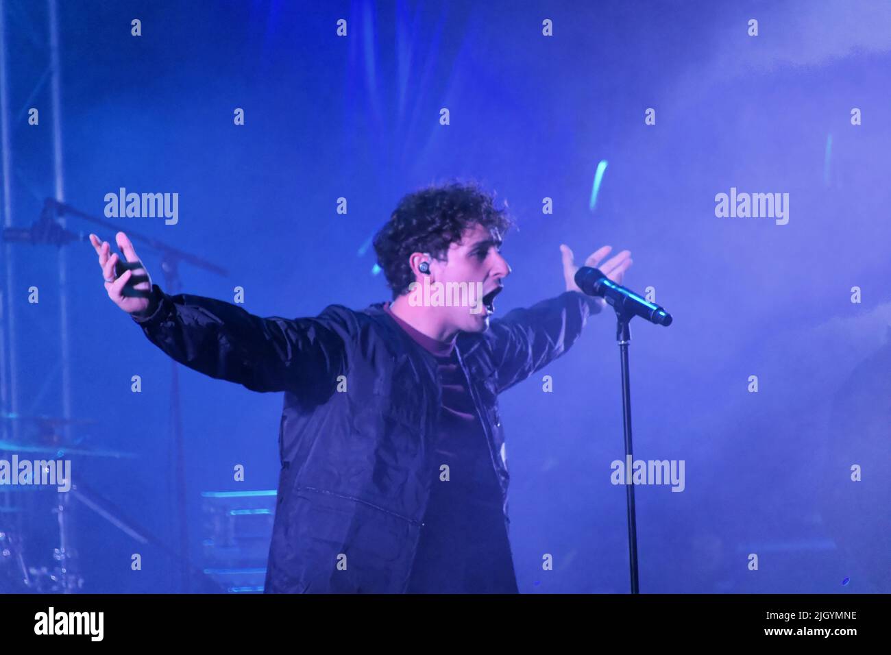 The talented performer Nielson on the stage in a concert in The ...