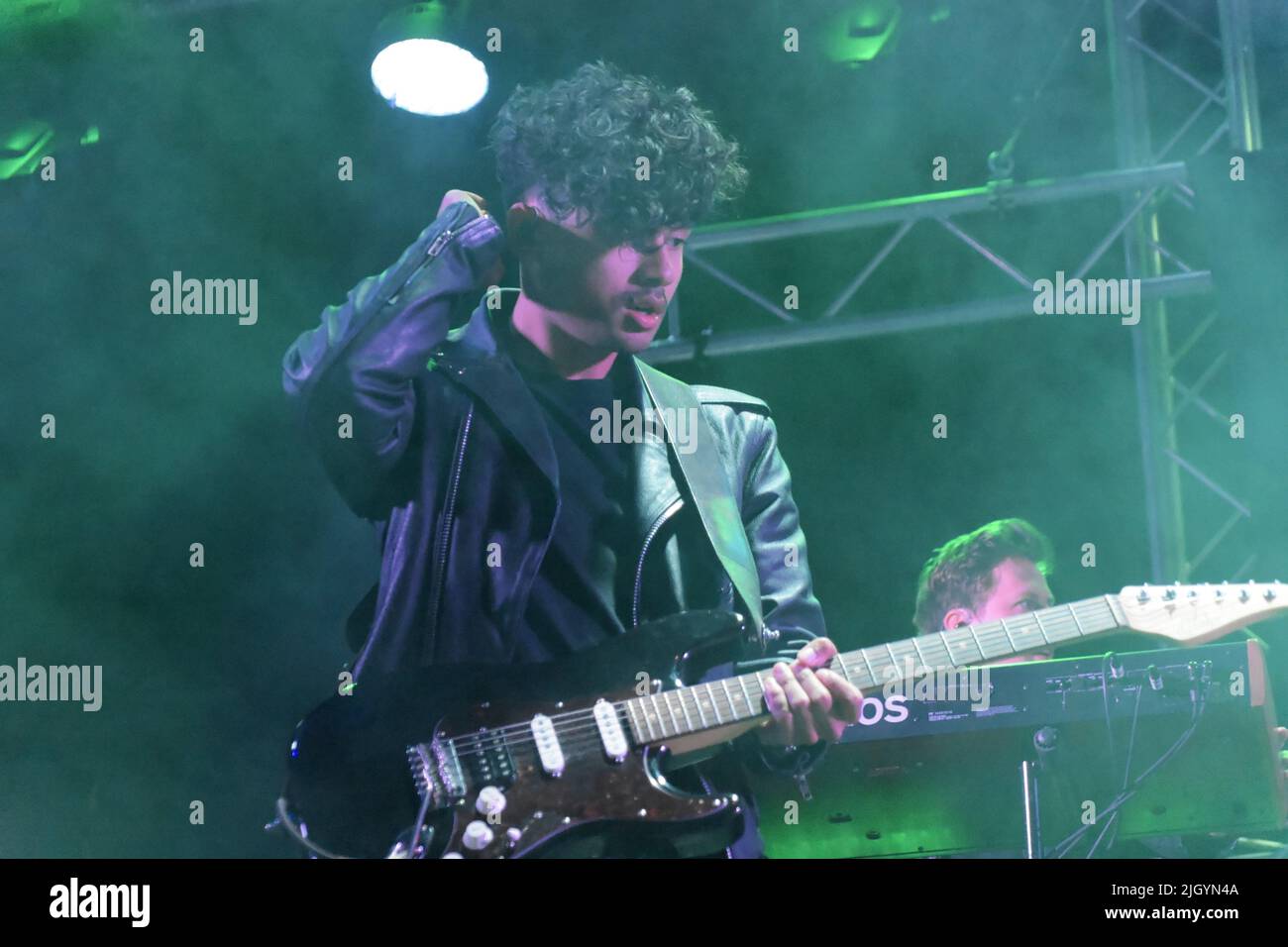 The talented performer Nielson on the stage in a concert in The ...