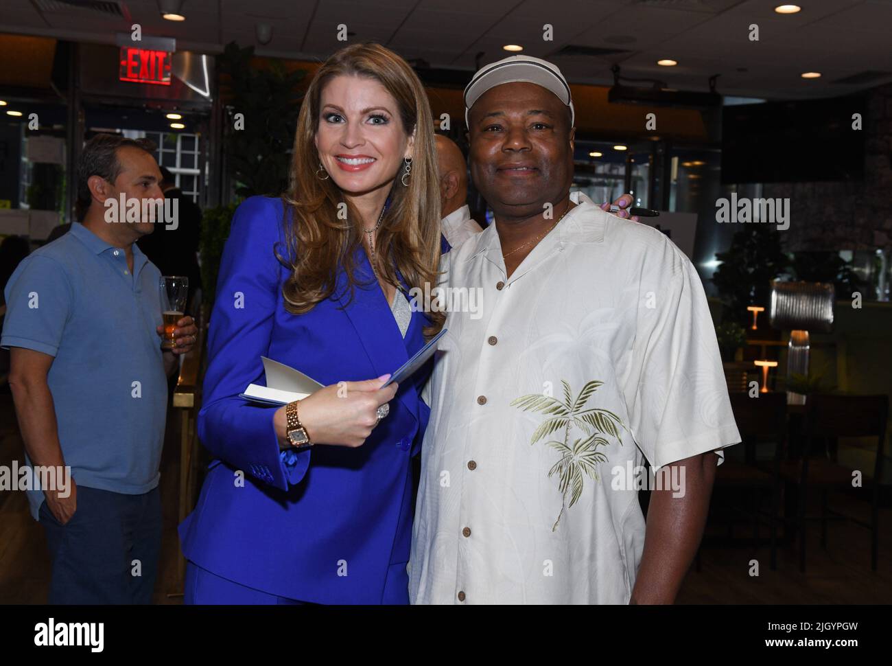 New York, USA. 12th July, 2022. Jen Maxfield NBC Reporter, Anchor and ...