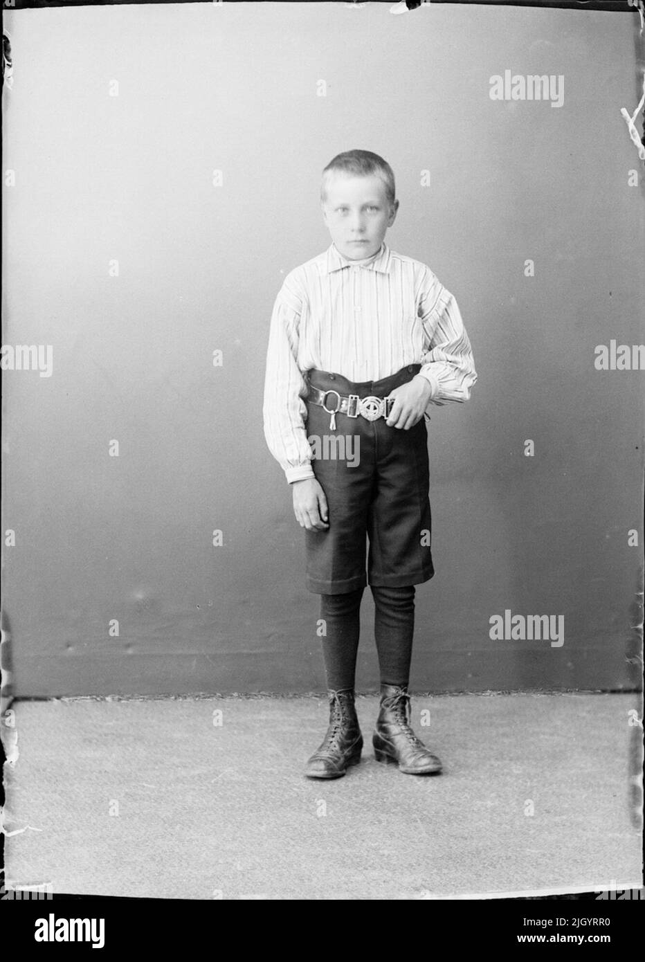 Children's portrait, Östhammar, Uppland. Historical event, name related ...