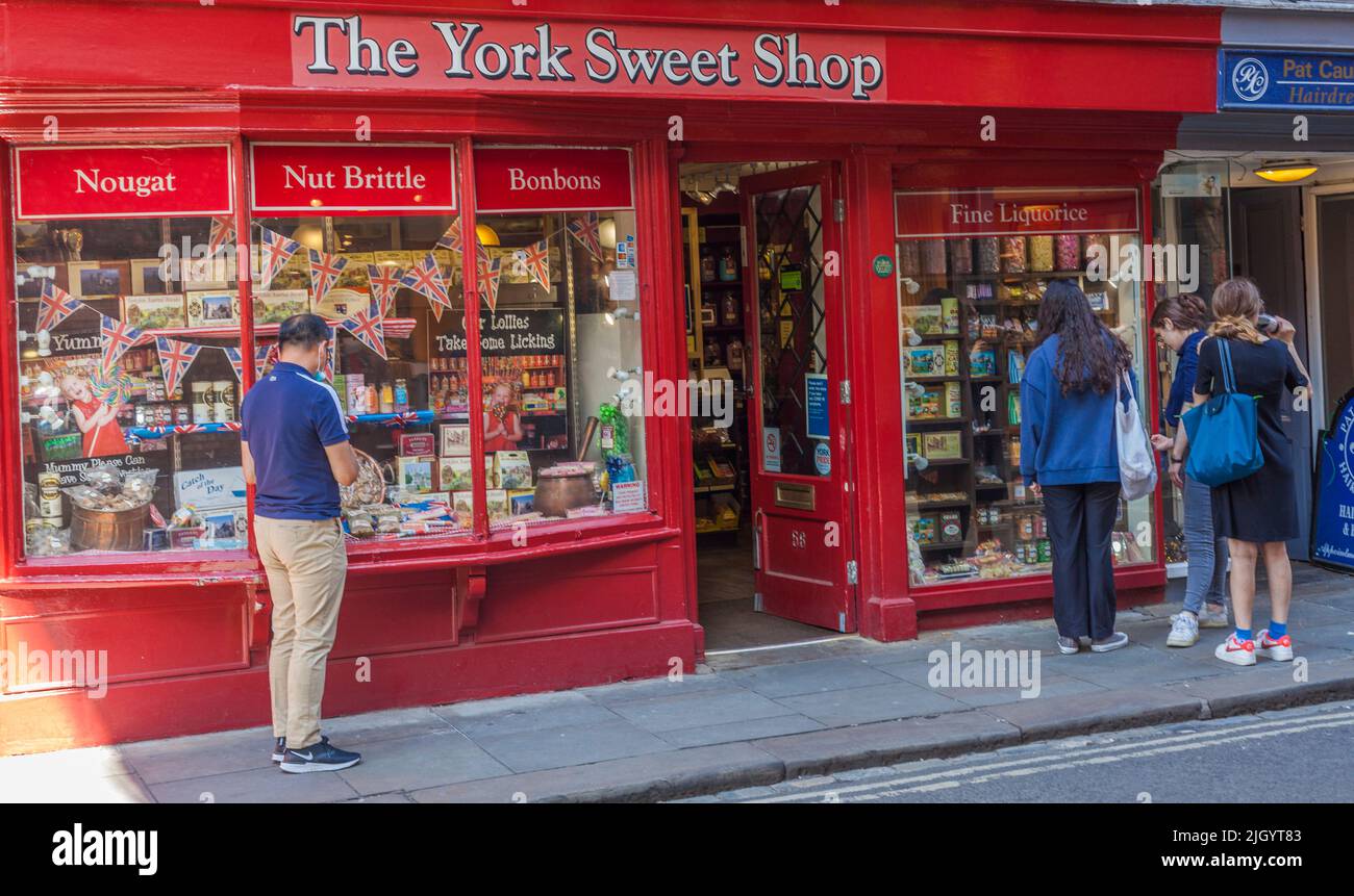 The York Sweet Shop in York,North Yorkshire,England,UK Stock Photo - Alamy