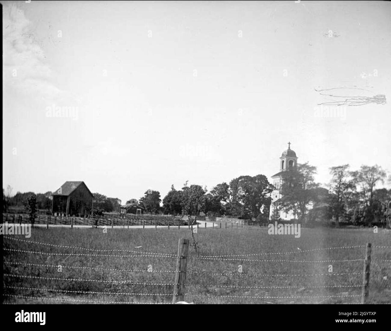 Stock Exchange Church with surrounding environment, Börstil's parish ...