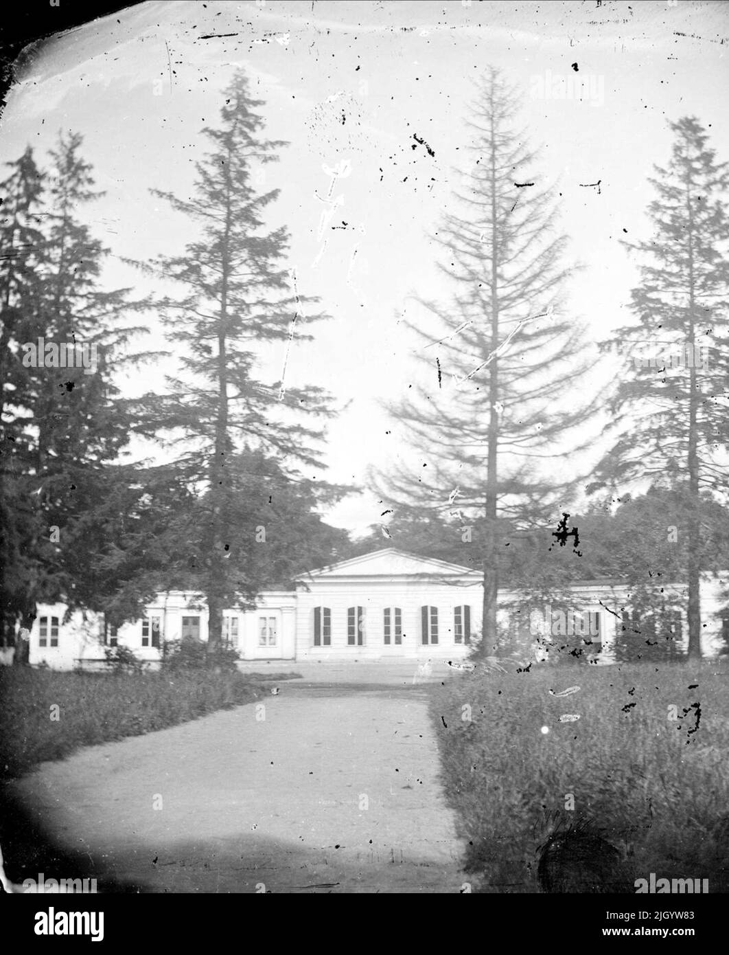 Linnaeus garden with the Orangery, the Örtedalen neighborhood, Uppsala ...