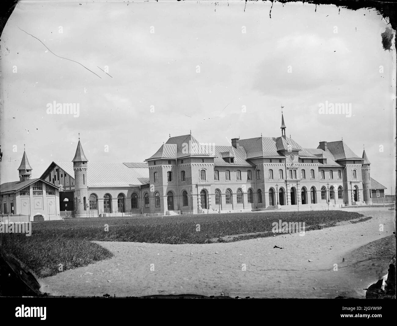 Uppsala Central Station from Väster, Uppsala before 1914. Uppsala ...