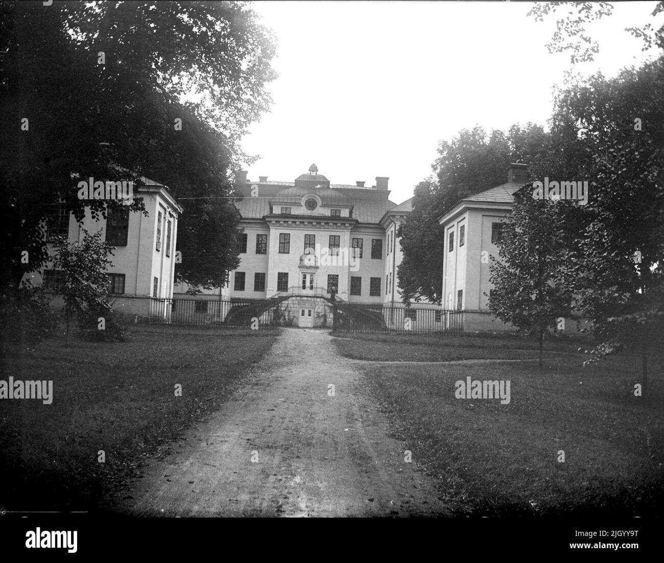 Salsta Castle, Lena parish, Uppland 1912. Salsta Castle, Lena Parish ...