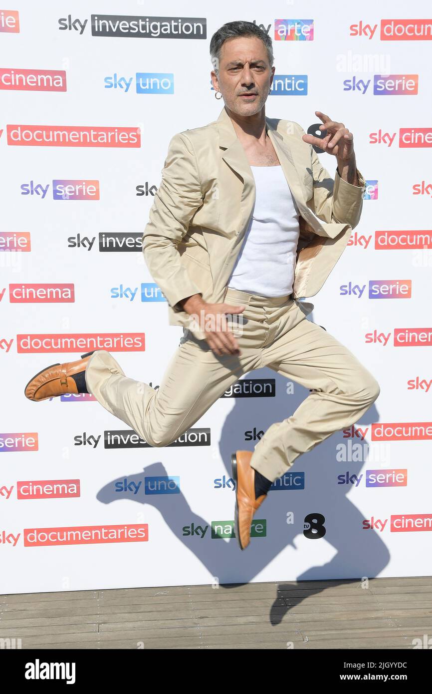 Rome, Italy. 14th July, 2022. Filippo Timi attends at the photocall of ...