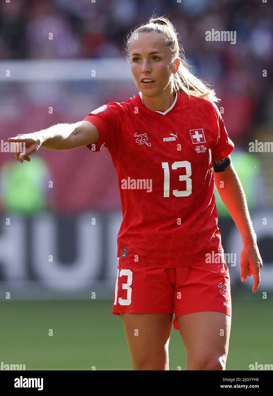 Sheffield, England, 13th July 2022. Lia Walti of Switzerland during the ...