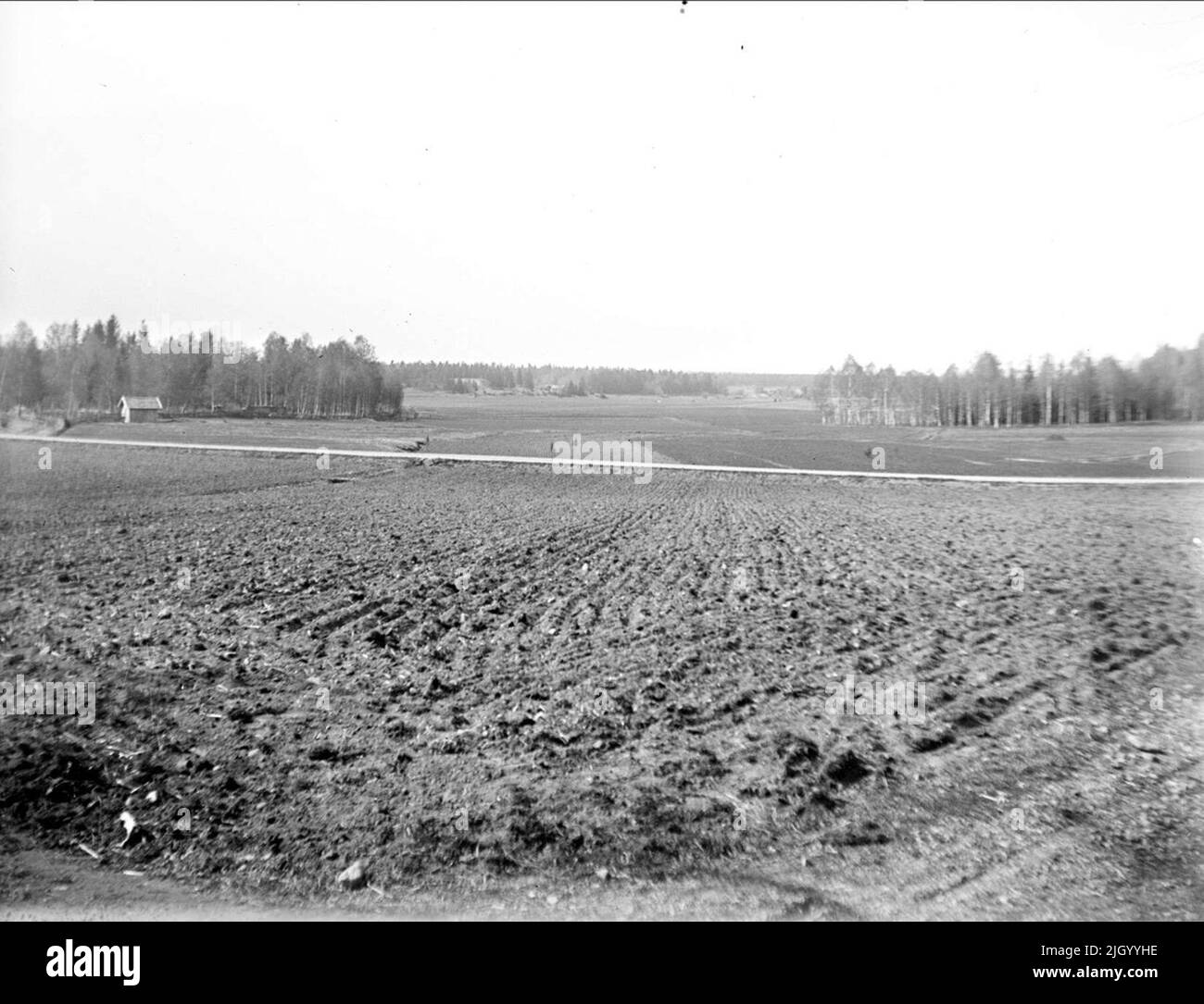 Landscape view, Smedstorp, Lena parish, Uppland 1934. Landscape View ...