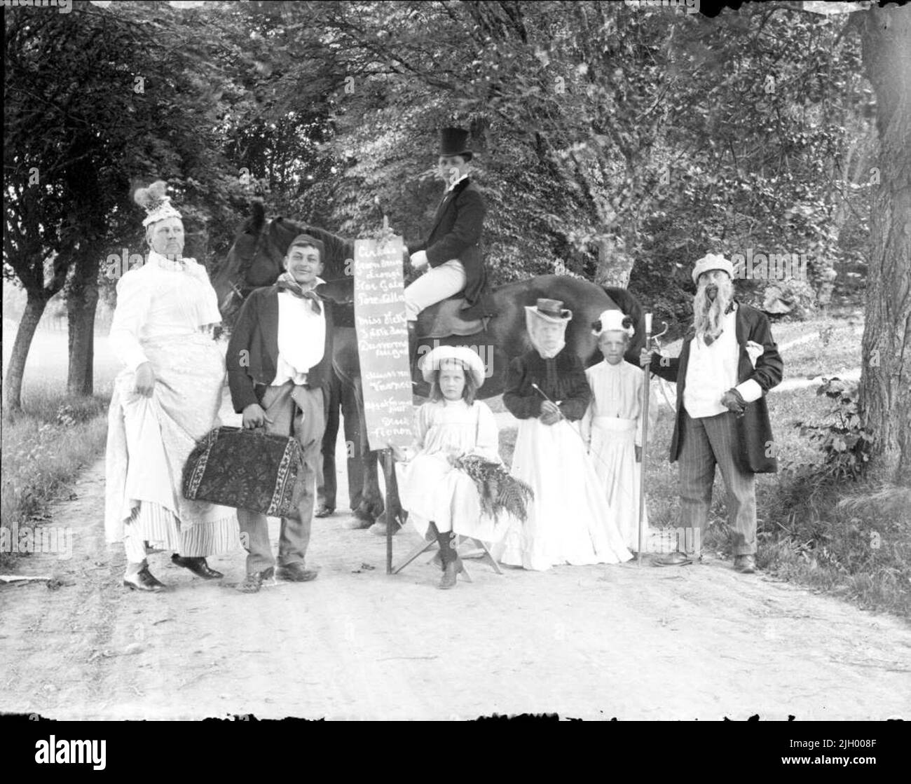 Costumed children Black and White Stock Photos & Images - Alamy