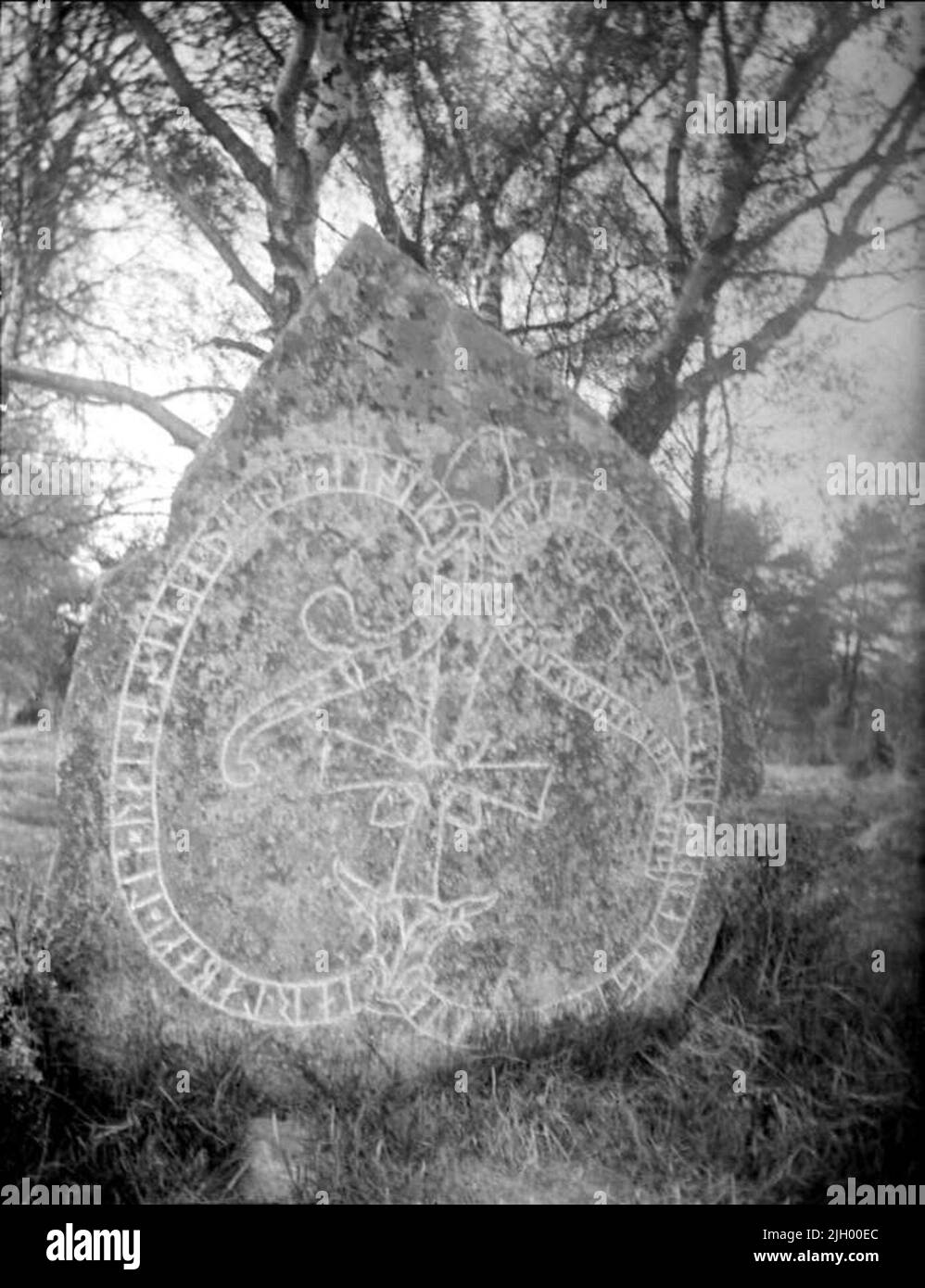 Runsten in Täby parish, Uppland May 1917. Runsten in Täby Parish ...