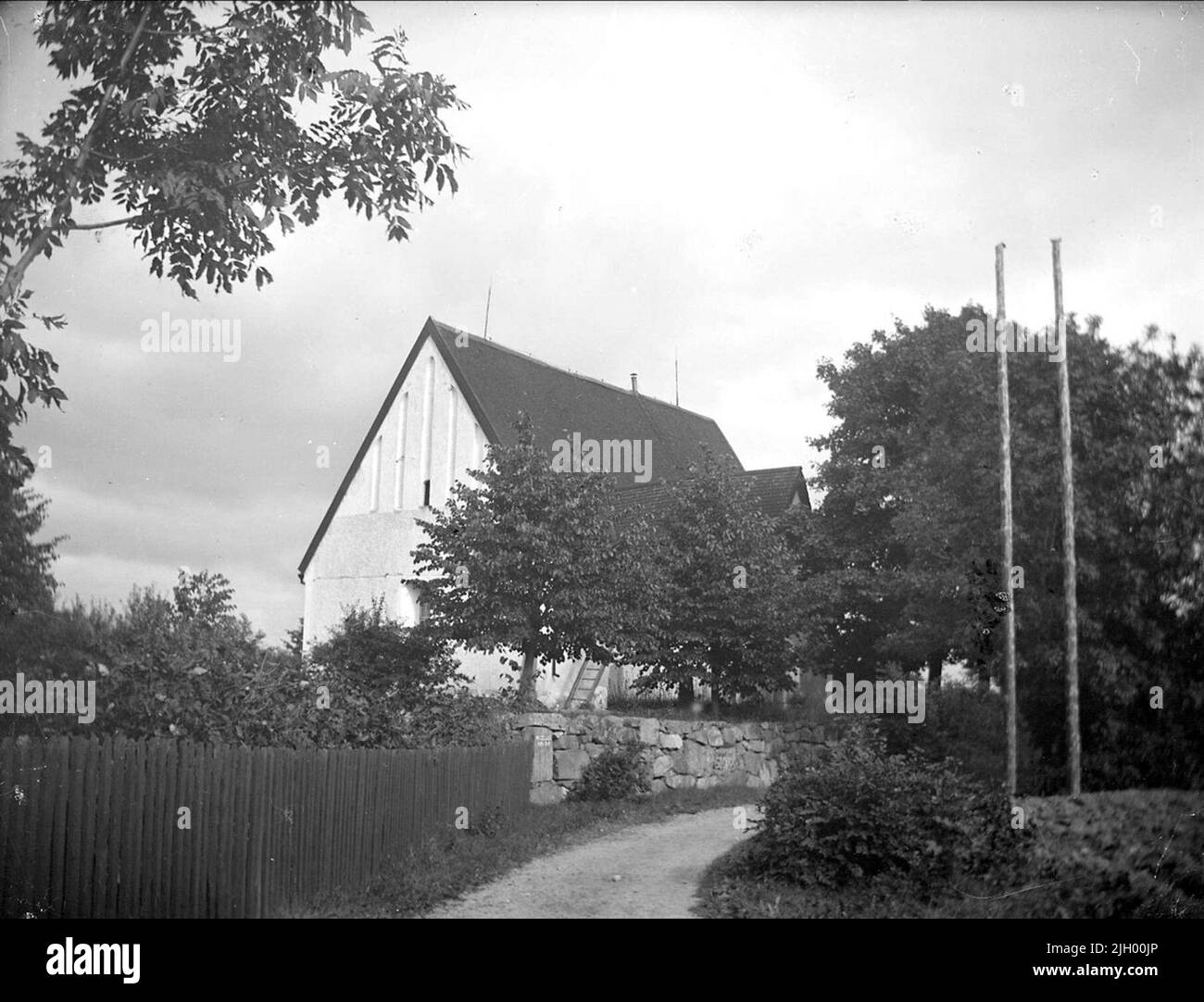 Härnevi church, Härnevi parish, Uppland 1917. Härnevi Church, Härnevi ...