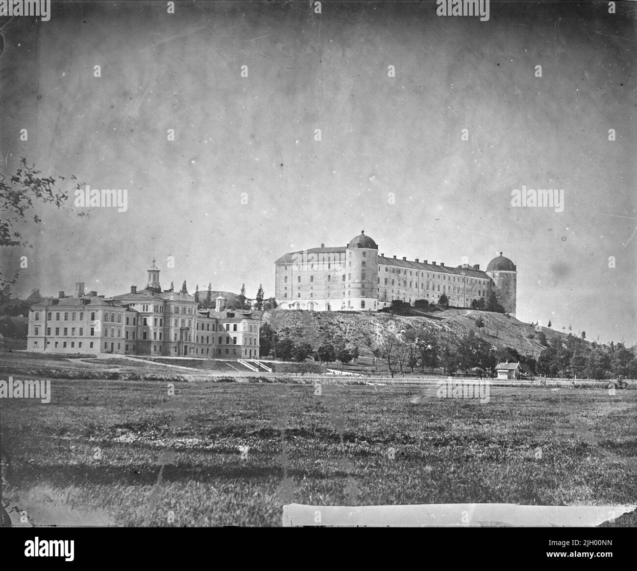 Academic Hospital and Uppsala Castle, Uppsala Probably the 1860s ...