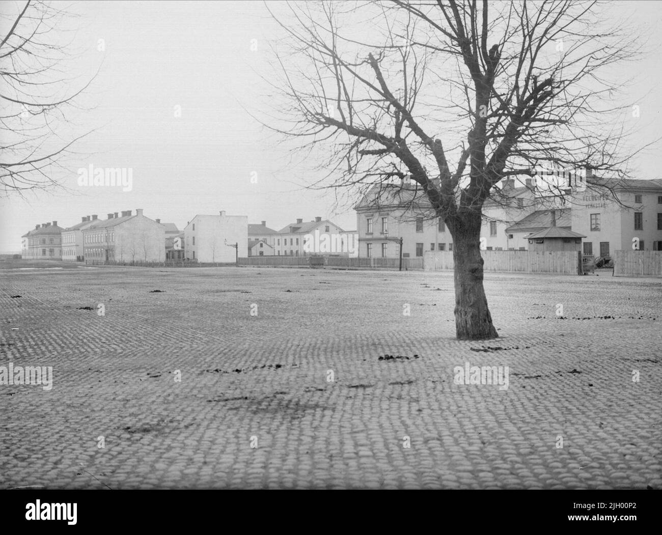 Vaksala Square in Uppsala from North, 1901 - 1902. Vaksala Square in ...