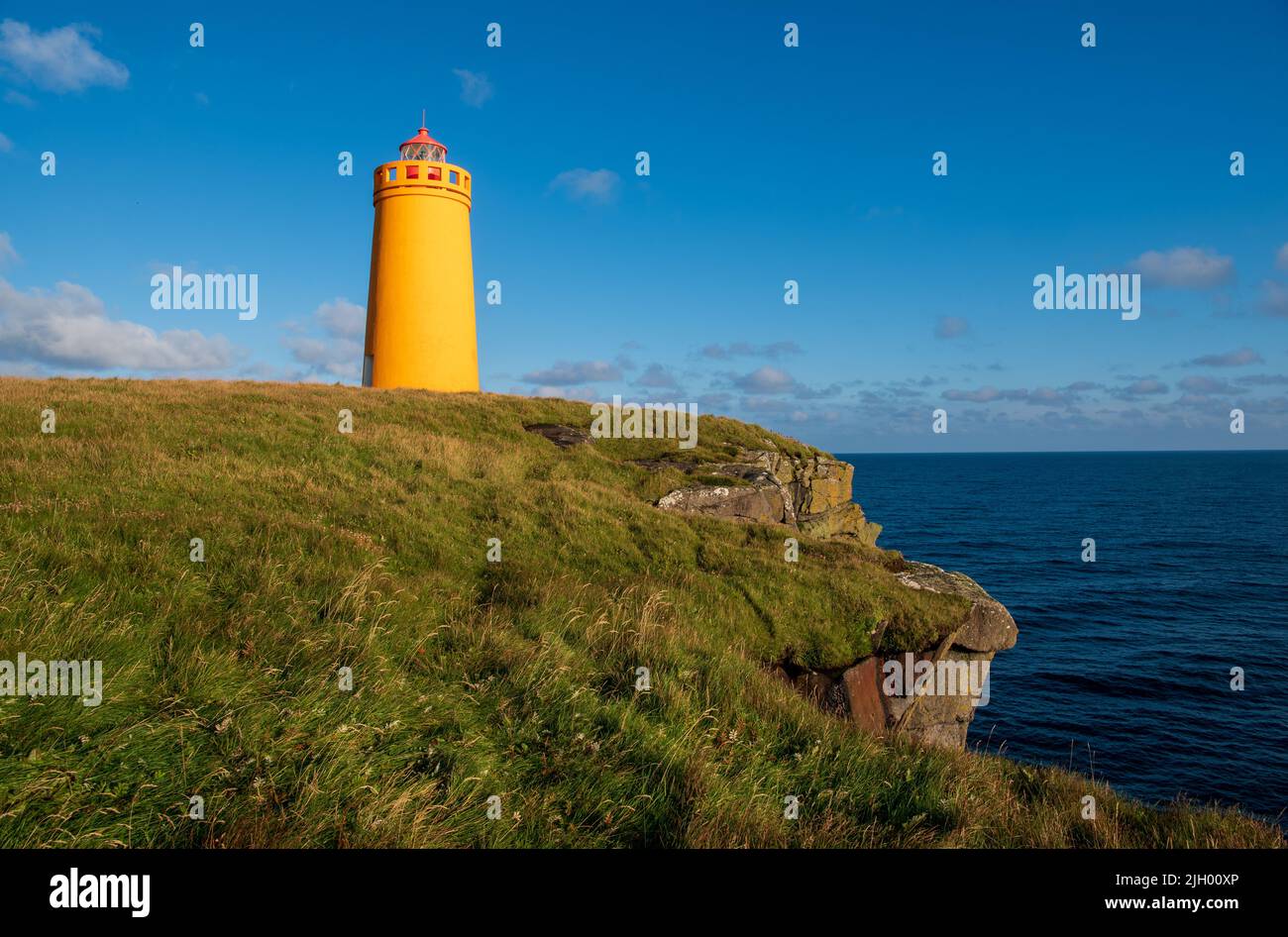 The Lighthouse at Holmsberg was built in 1956. The conical tower stands ...