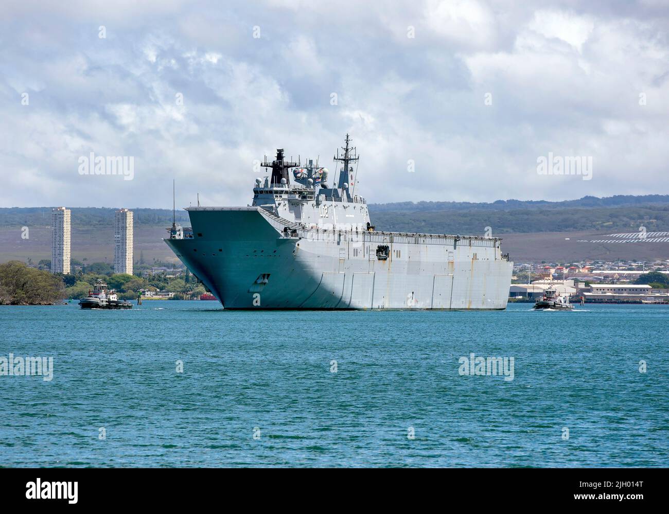 PEARL HARBOR (July 12, 2022) – Royal Australian Navy landing helicopter ...