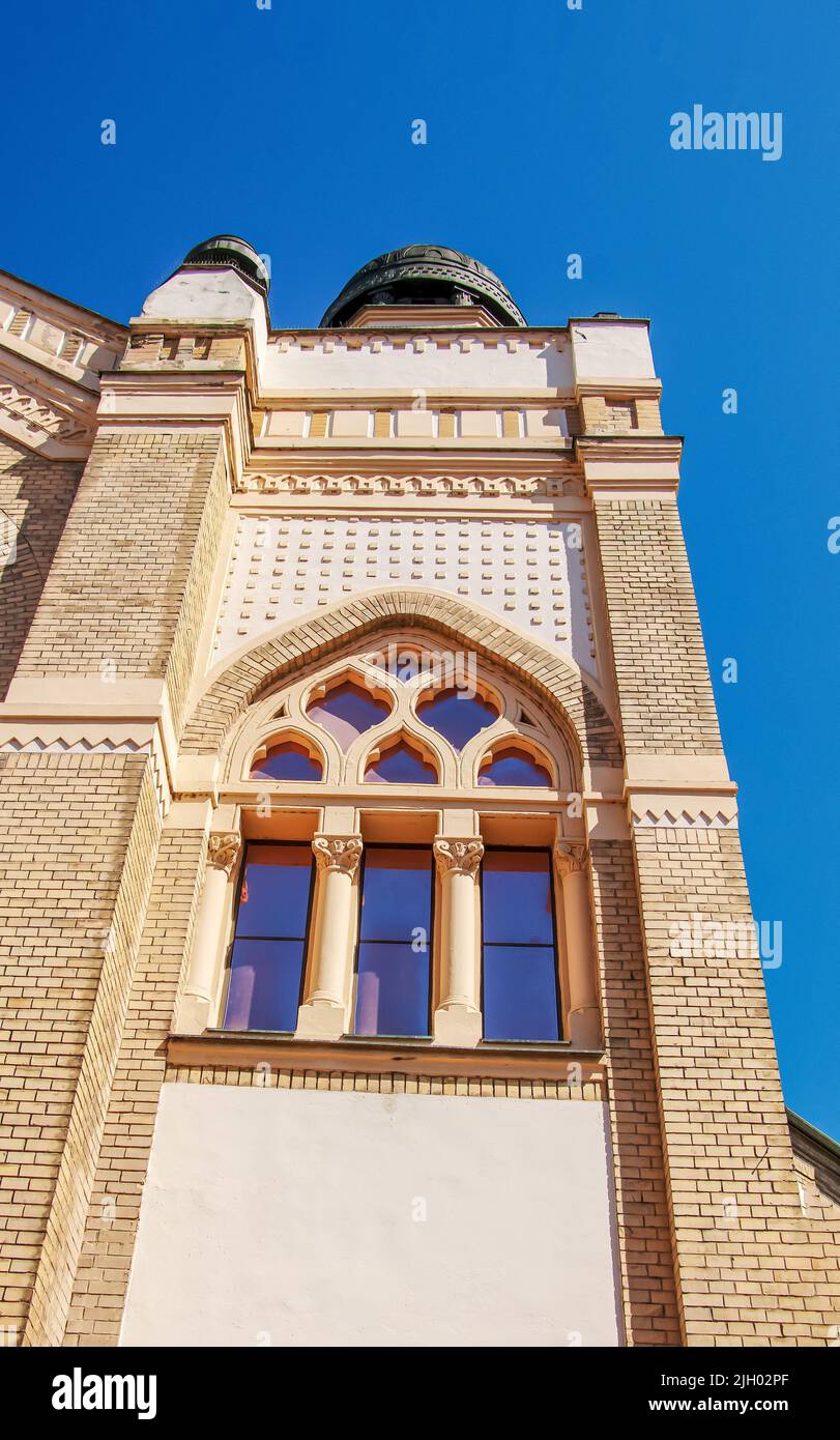 The synagogue building in Nitra, Slovak republic, Central Europe. The ...