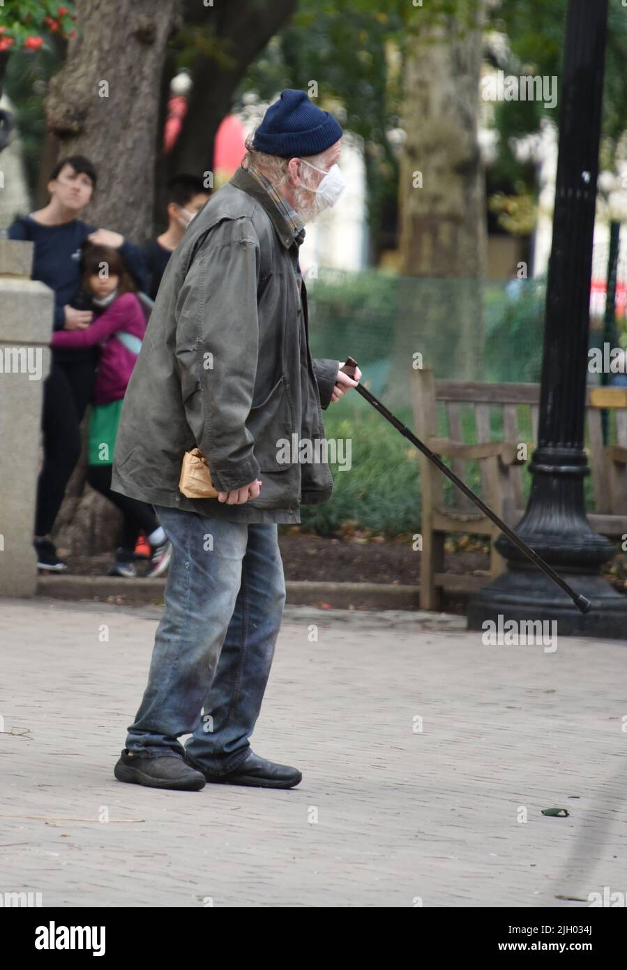 Nick Nolte filming 'Rittenhouse' in Philadelphia, Pennsylvania. Nolte ...