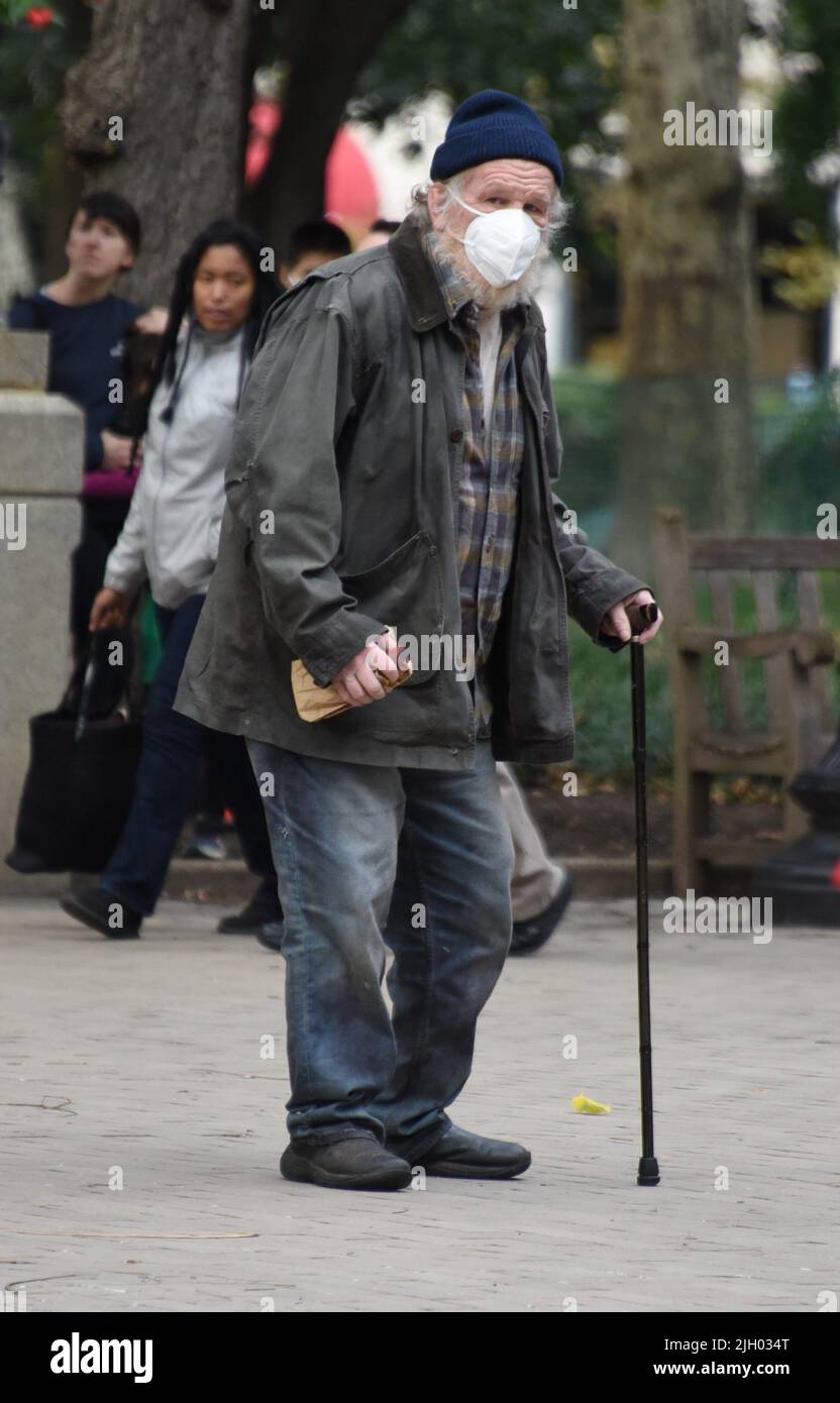 Nick Nolte filming 'Rittenhouse' in Philadelphia, Pennsylvania. Nolte ...
