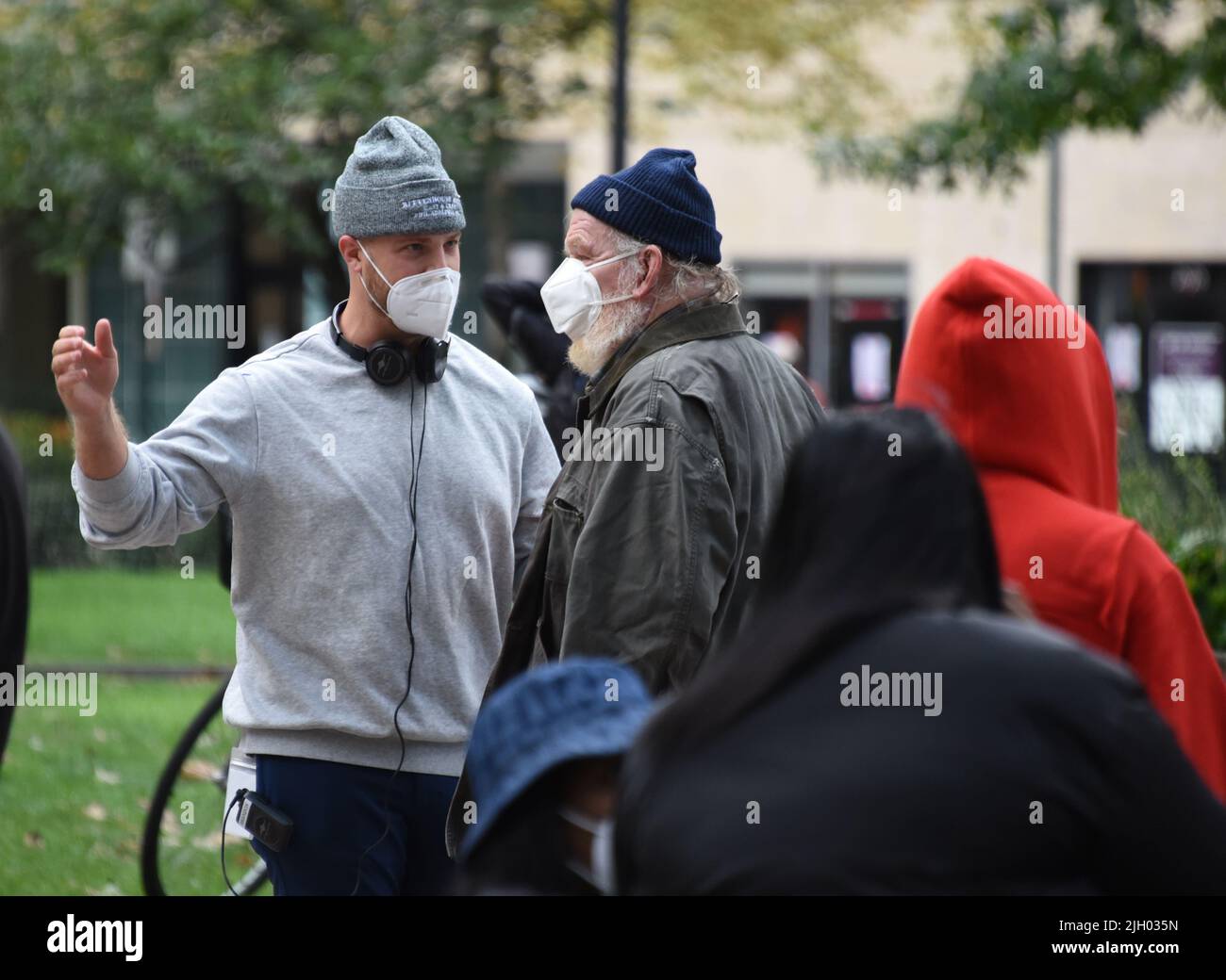 Nick Nolte filming 'Rittenhouse' in Philadelphia, Pennsylvania. Nolte ...