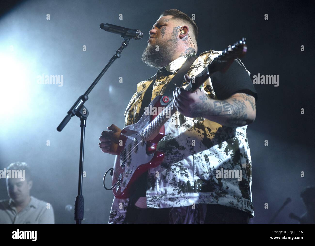 English singer, Rag'n'Bone Man, performing in concert at the O2 Academy ...