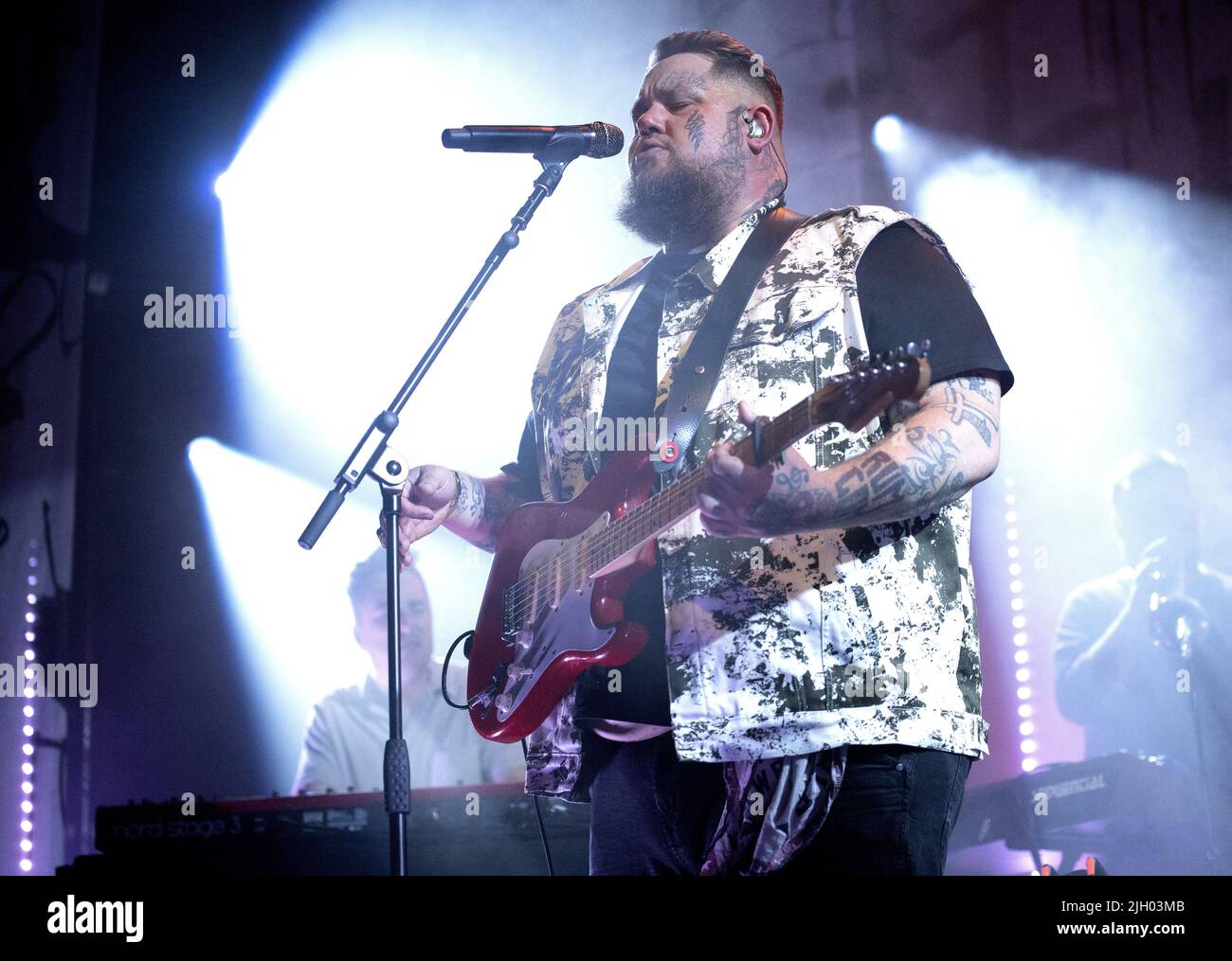 English singer, Rag'n'Bone Man, performing in concert at the O2 Academy ...