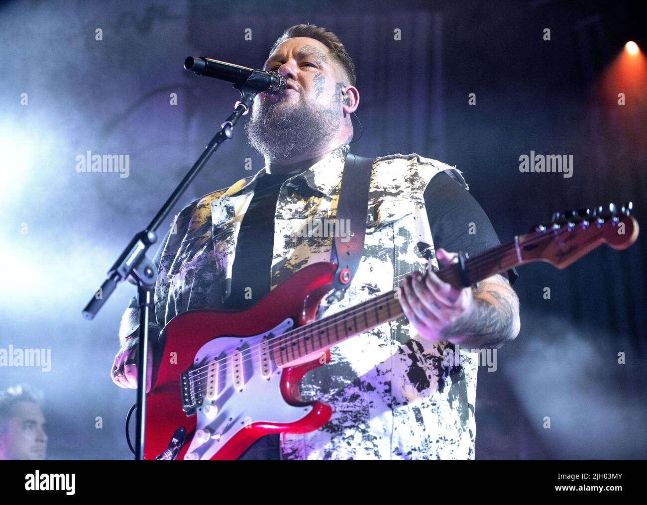 English singer, Rag'n'Bone Man, performing in concert at the O2 Academy ...