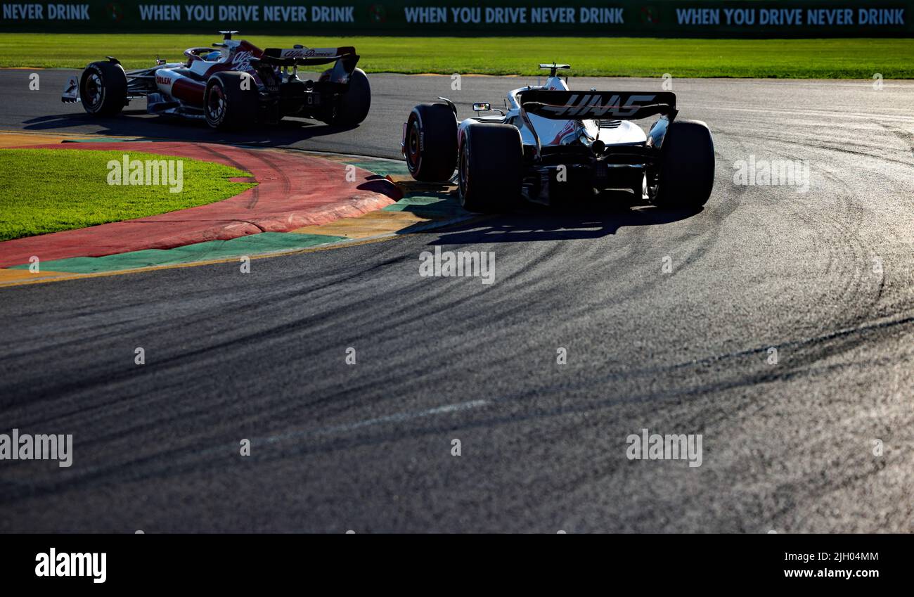 Turn 15 at the Melbourne Formula 1 Grand Prix in Albert Park Stock ...